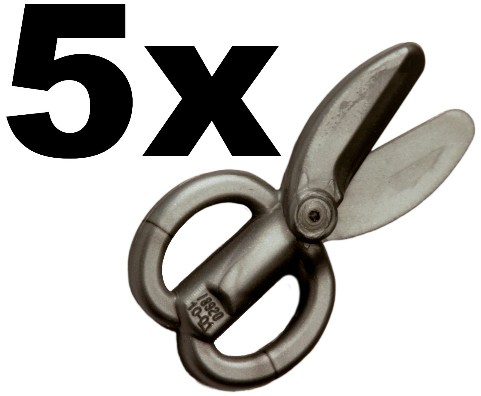 NEW LEGO - Figure Accessory - Scissors Flat Silver x 5 - Town / City ...