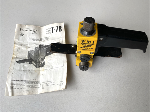 VTG Virutex T-78 Hand Tool Portable Laminate Plastic Cutter Slitter ...