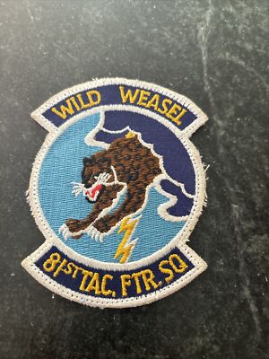 81st TFS Tactical Fighter Squadron TFS PATCH Rare Vtg Sew On F-4 ...