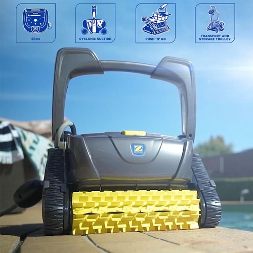 Zodiac CX35 Robotic Pool Cleaner w/Caddy & Timer. Floor, Wall ...