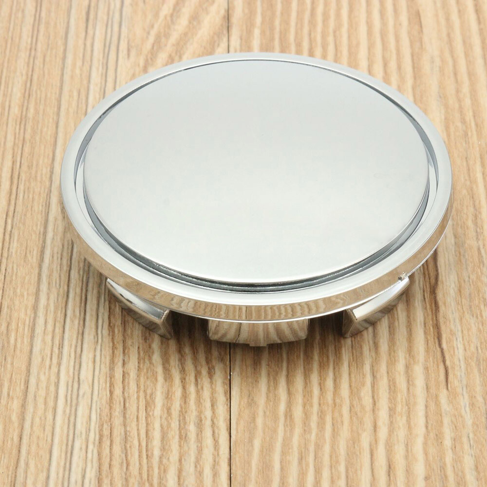 4Pcs Universal Chrome Car Wheel Center Caps Tyre Rim Hub Cap Cover ABS ...