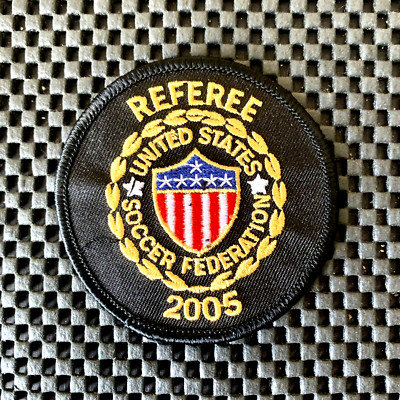 UNITED STATES SOCCER FEDERATION 2005 REFEREE EMBROIDERED SEW ON PATCH 3 ...