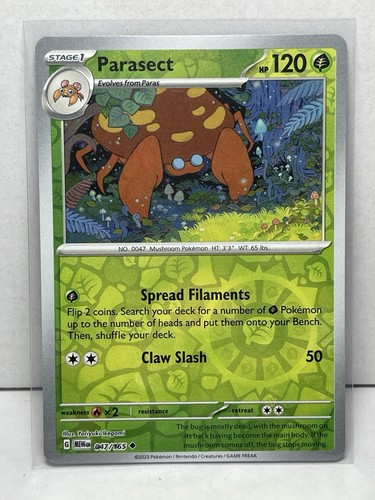 Parasect 047/165 Sv: Scarlet & Violet 151 Reverse Holo | eBay