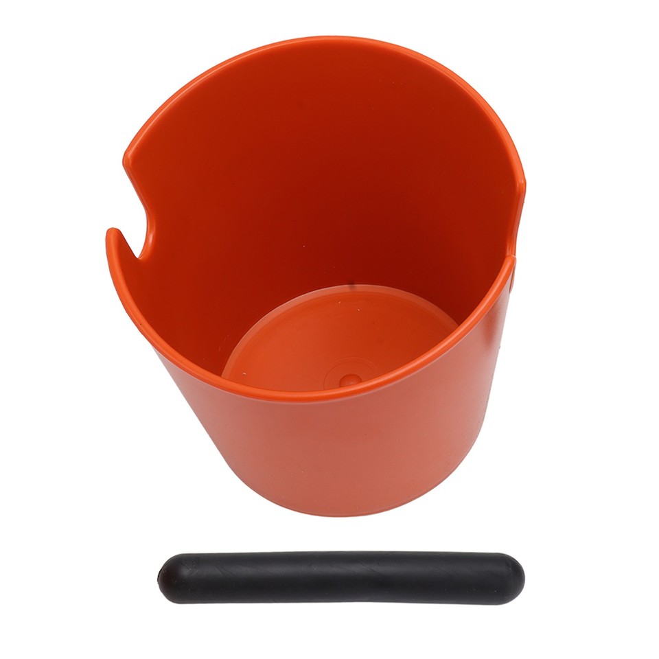 Coffee Knock Box ABS Coffee Dump Bin Round Coffee Ground Container For ...