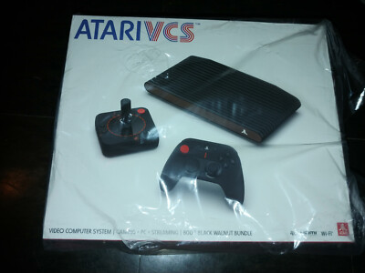 Atari VCS 800 Black Walnut All-in Bundle full Video Game System 4K HDMI ...