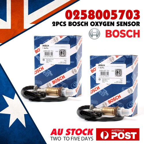Set of 2 BOSCH OXYGEN SENSORS SUIT HOLDEN VS VT VU VX VY O2 V6 V8 ...