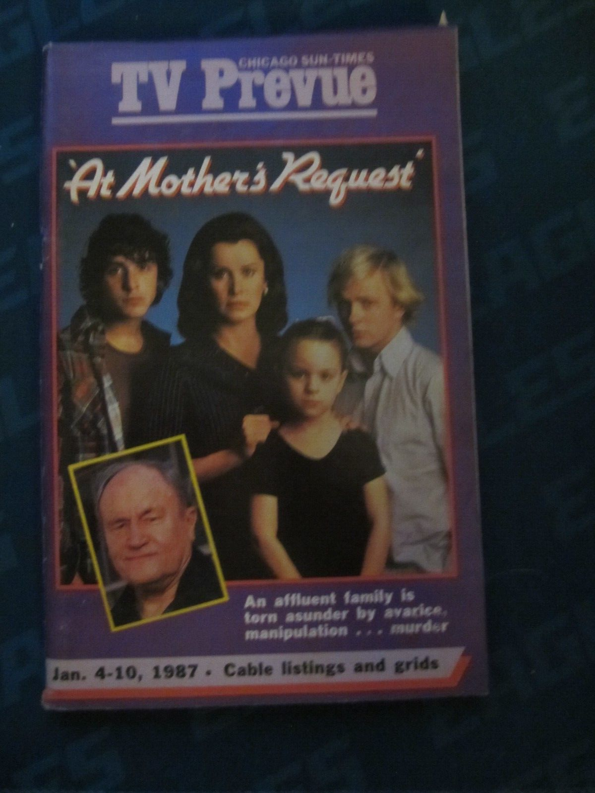TV Prevue Magazine Regional TV Guide Jan 1987 At Mothers Request ...