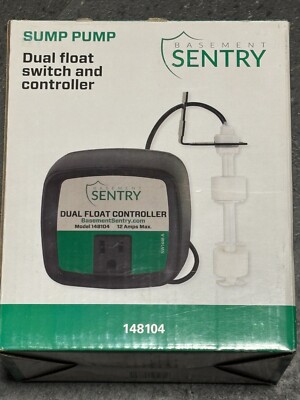 Basement Sentry Sump Pump Dual Float Switch & Controller 148104 12Amps ...