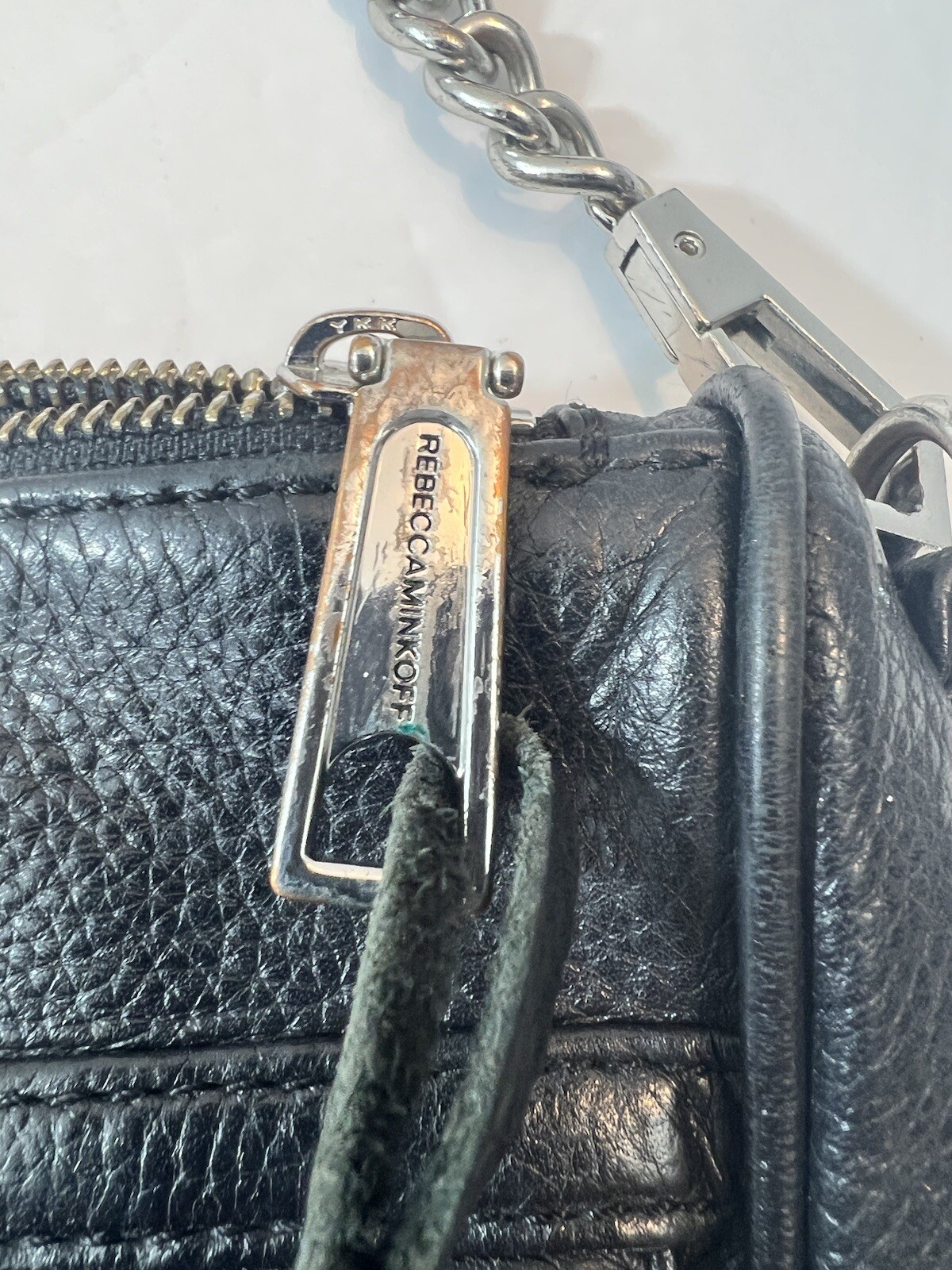 Rebecca Minkoff Black Leather MAC Crossbody Purse Bag | eBay