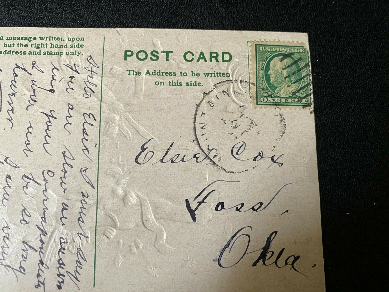 Vtg Cupid Whispered A Ring of Gold ~ Post Card ~ 1 Cent Stamp ...