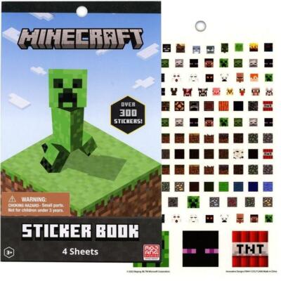 Minecraft Sticker Book with Over 200 Stickers | eBay