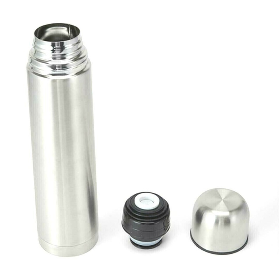 1 L Thermos Stainless Steel Flask Hot Insulated Vacuum Bottle Water Tea ...