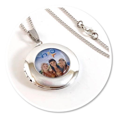 H20 **Just Add Water ** Mermaids pendant necklace Round h2o LOCKET | eBay