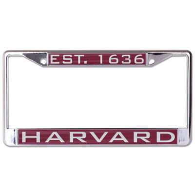 Harvard Crimson Metal Inlaid License Plate Frame | eBay
