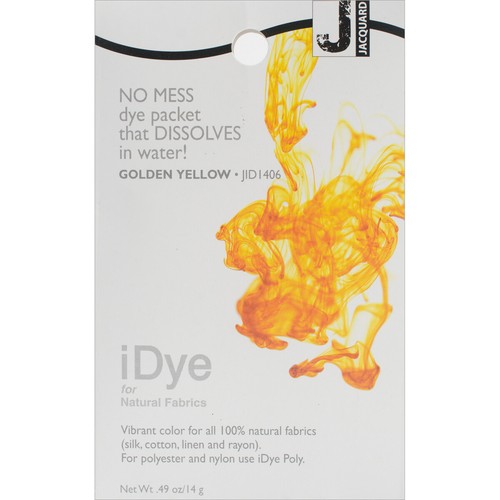 6 Pack Jacquard iDye Fabric Dye 14g-Golden Yellow IDYE-406 | eBay