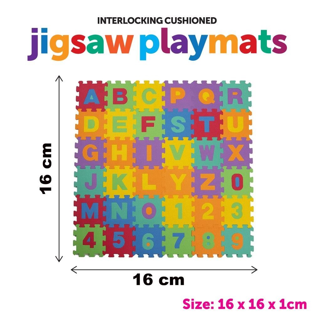 Russian Alphabet Foam Play Mat 36-Piece EVA Foam Play Mat – Russian ...