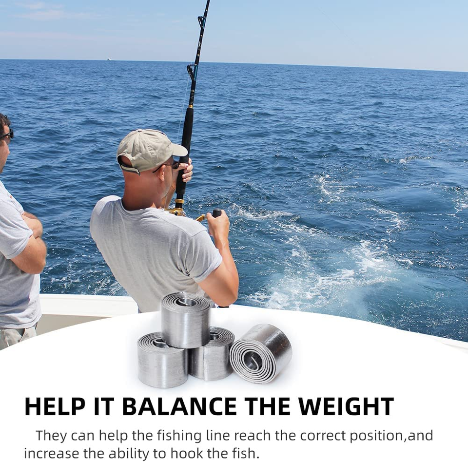 Lead Sheet,10 Rolls Fishing Soft Lead Sheet Strip Sinkers Weights ...