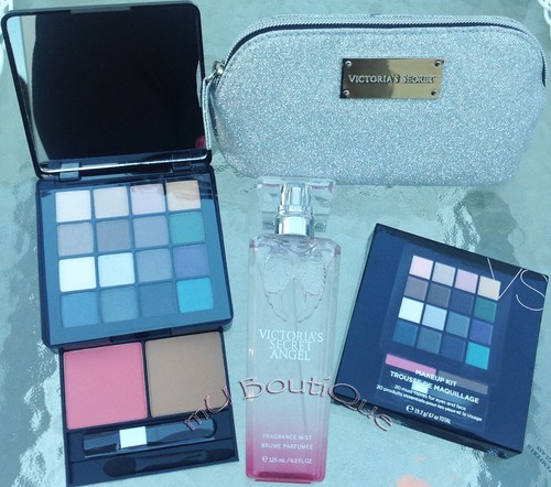 1 VICTORIAS SECRET ANGEL HEAVENLY ULTIMATE MAKEUP MIST POUCH GIFT BAG ...