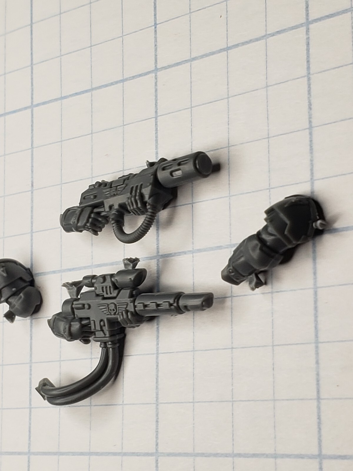 40k Astra Militarum Bits Tempestus Scions Hotshot Lasgun & Meltagun Set ...
