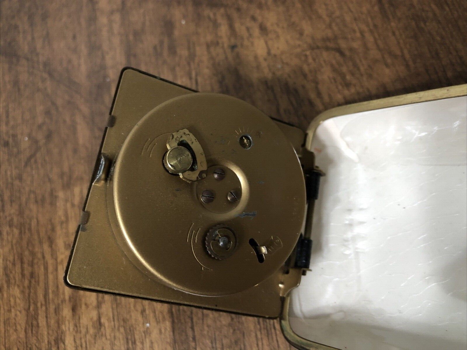 Vintage Sloan Travel Alarm Clock in Clam Shell - Works | eBay