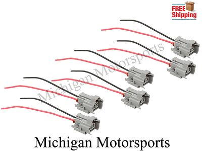 Fuel Injector Connectors with Pigtails Fits: Bosch 2200cc , ID2000 ...