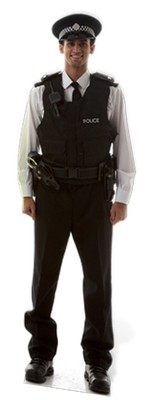 Policeman Cardboard Cutout Fun Figure 185cm Tall - Great for Special ...