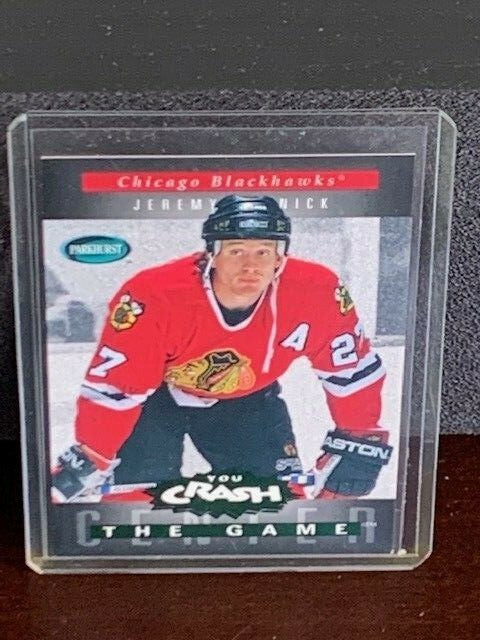 1994-95 Parkhurst You Crash the Game GREEN JEREMY ROENICK CHICAGO ...