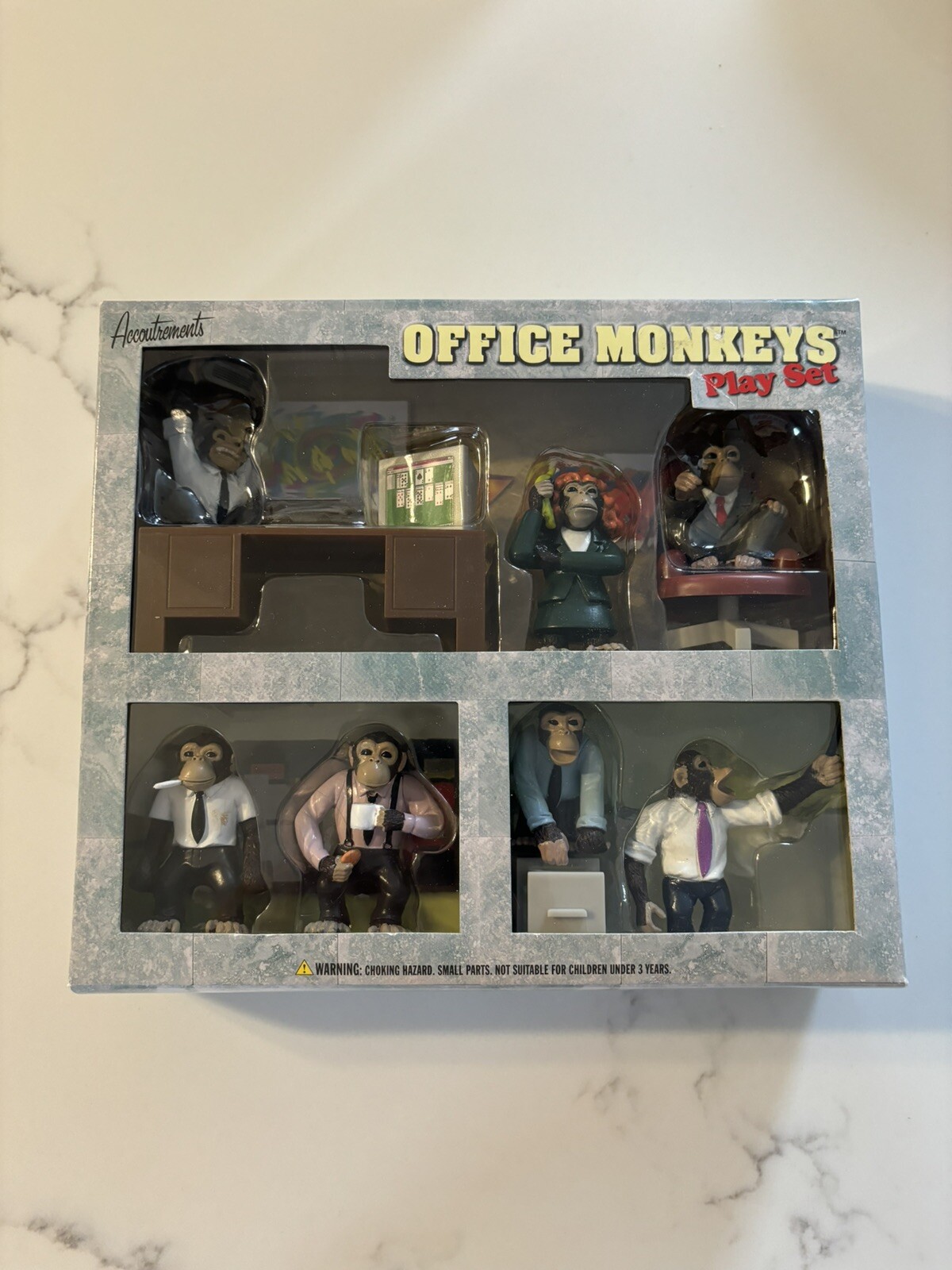 Office Monkeys Play Set Accoutrements 2007 for sale online | eBay