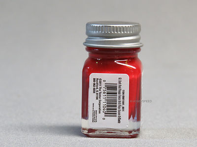 TESTORS PAINT GLOSSY DARK RED ENAMEL 1/4oz JAR plastic model car ...
