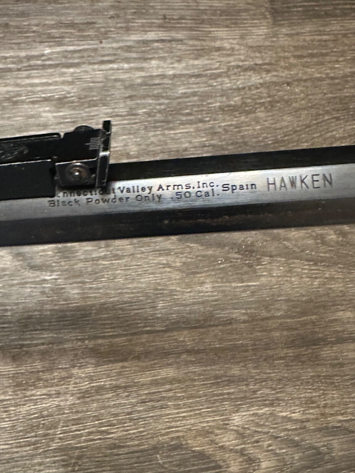 CVA Hawken 50 Cal Barrel 1" Button Breech, 24" Long Needs work | eBay