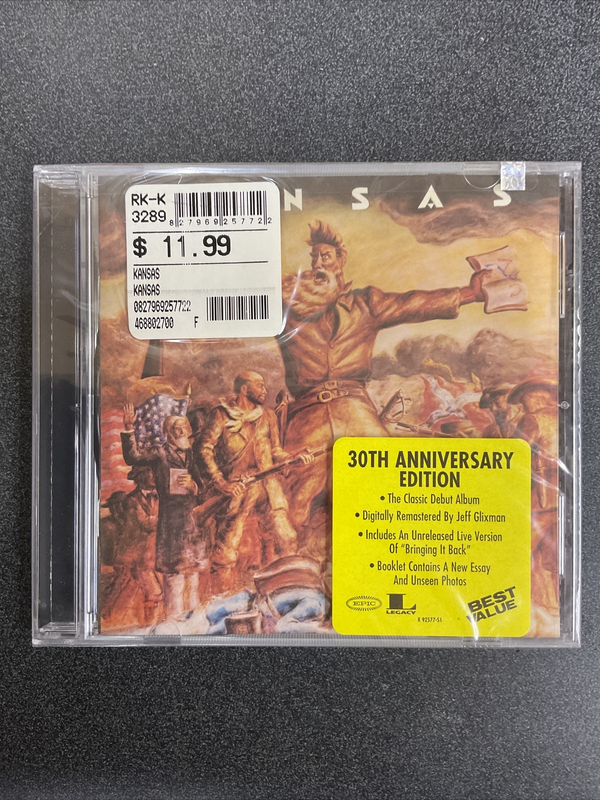 Kansas [Expanded] [Remaster] by Kansas (CD, Jun-2004, Epic/Legacy) for ...