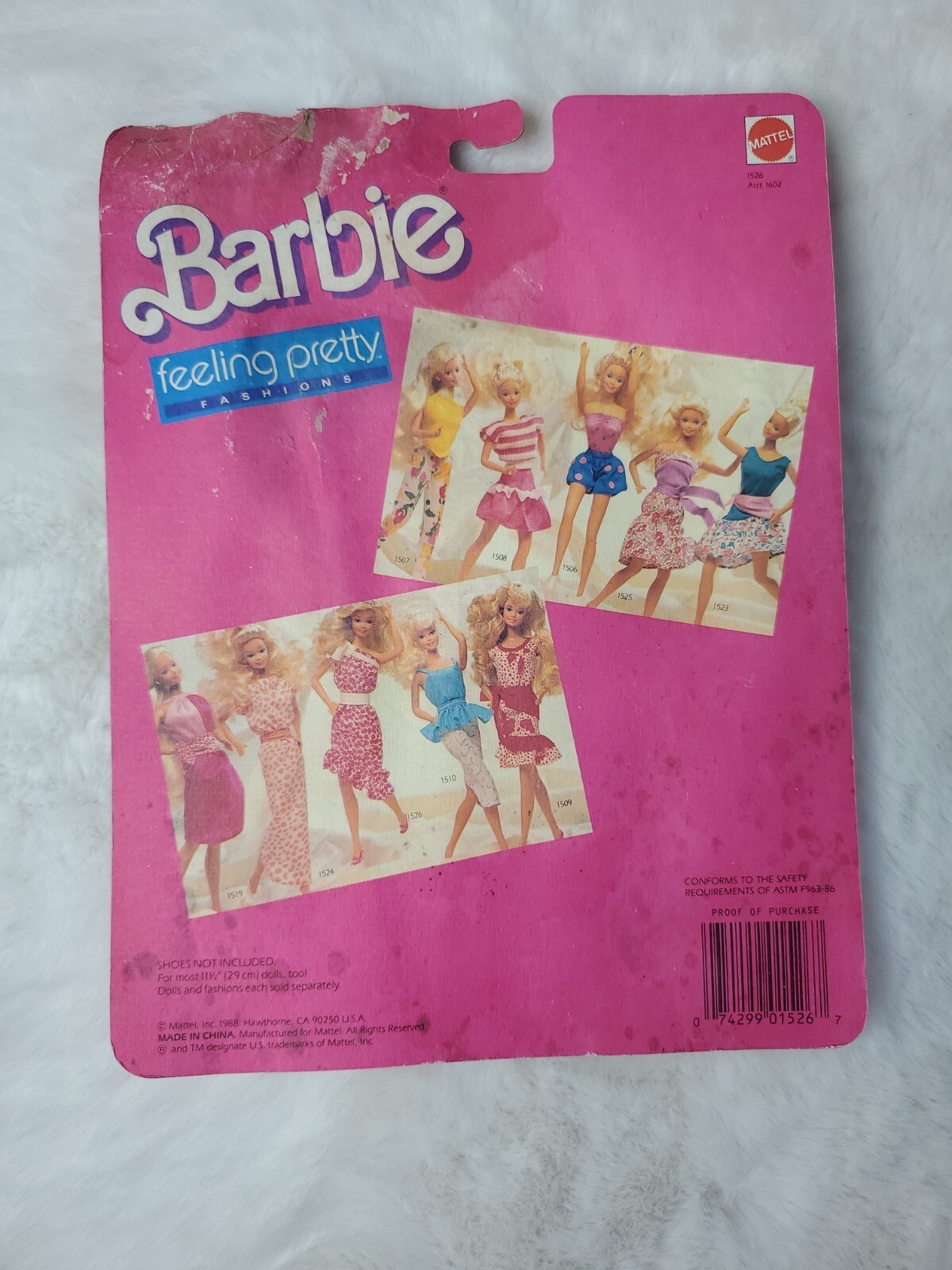 Barbie Feeling Pretty Fashions #1526 New Never Removed from Package ...
