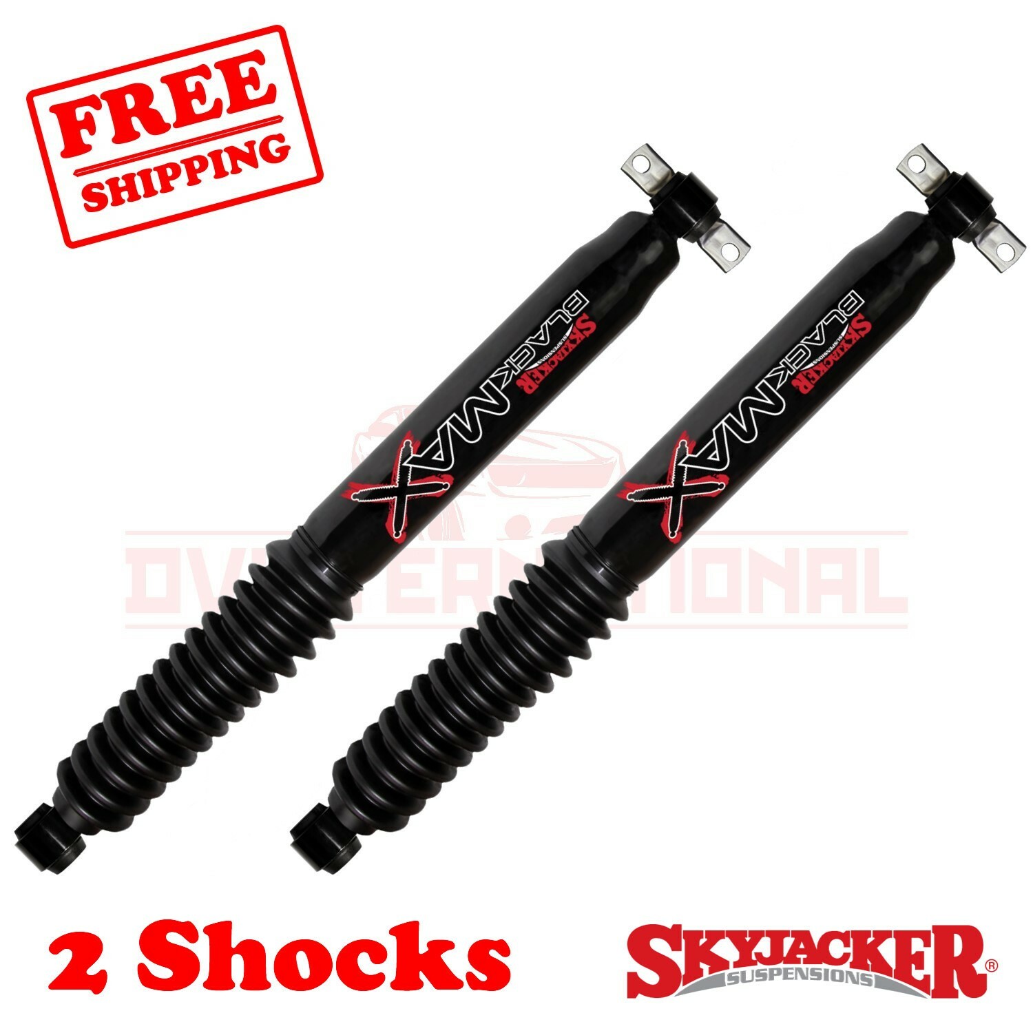 00-04 Ford Excursion 4WD 5.5-8" Lift Rear Skyjacker Black MAX Shocks | eBay