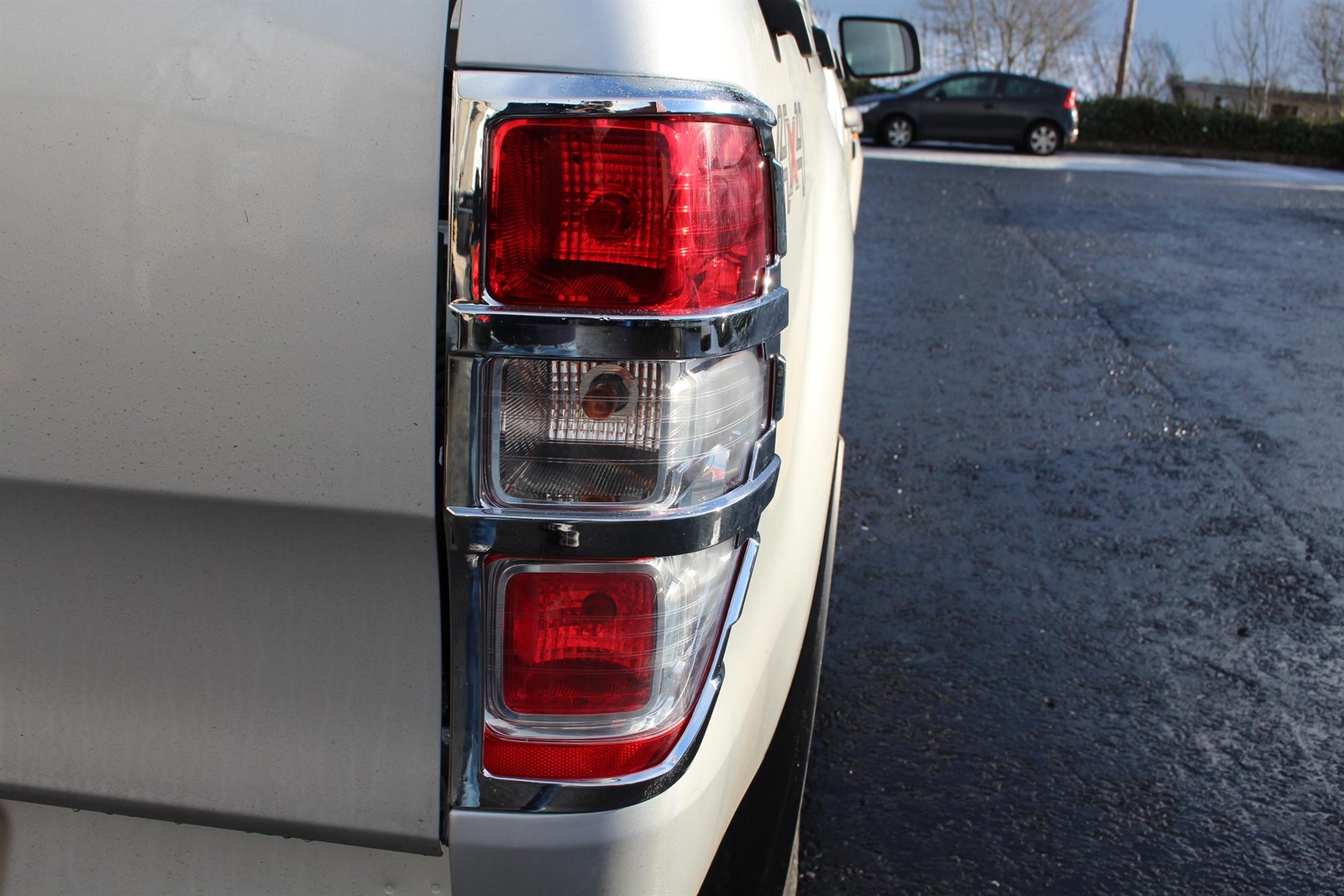 CHROME TAIL LIGHT COVERS PROTECTORS FOR FORD RANGER T6 T7 T8 FROM 2012 ...