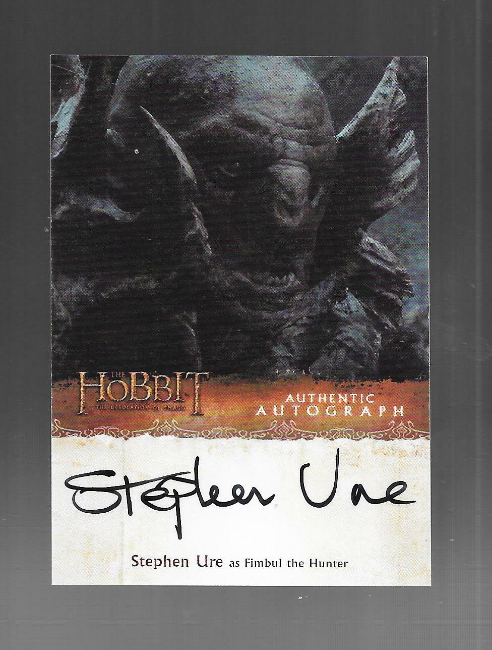 The Hobbit Desolation of Smaug 2015 Autograph Card SU Stephen Ure Fimbul | eBay