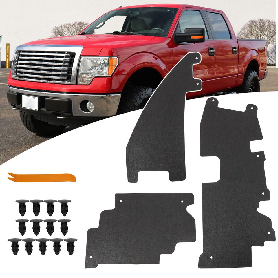 For Ford F-150 2009-2014 Radiator Support Grille Air Deflector Kit ...