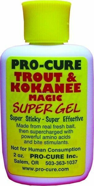 Pro-Cure 2oz UV Flash Trout & Kokanee Magic Scent Super GEL Attractants ...