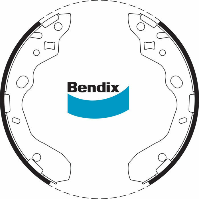 Bendix Drum Brake Shoe Set BS1771 | eBay