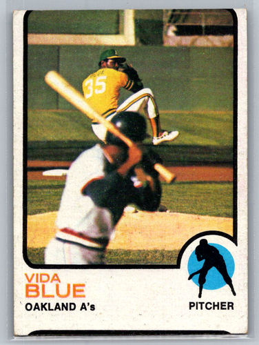 1973 Topps Vida Blue Oakland Athletics #430 | eBay
