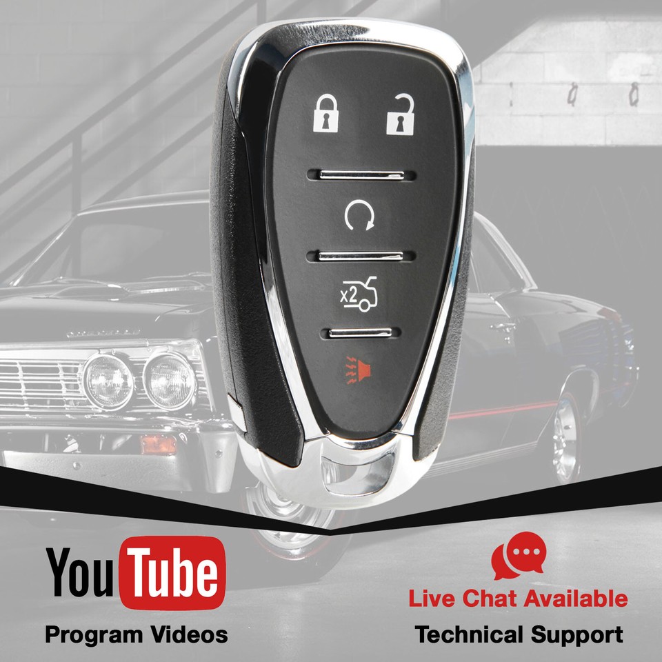 Keyless Entry Remote 5BTN Key Fob for 2018 2019 Chevrolet Traverse ...