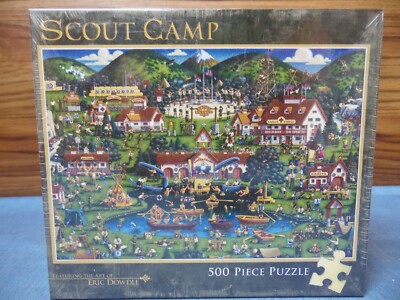 Jigsaw Puzzle "Scout Camp" 500 pieces Scouting BSA Games | eBay