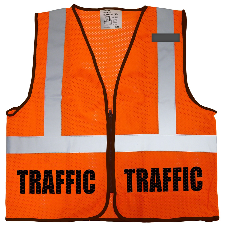 Traffic safety vest, parking staff, valet parking vest, high visibility ...