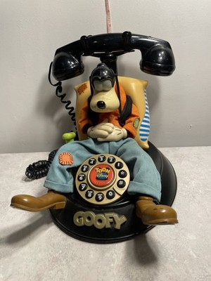 Disney Telemania Goofy Animated Talking Landline Corded Telephone Phone ...