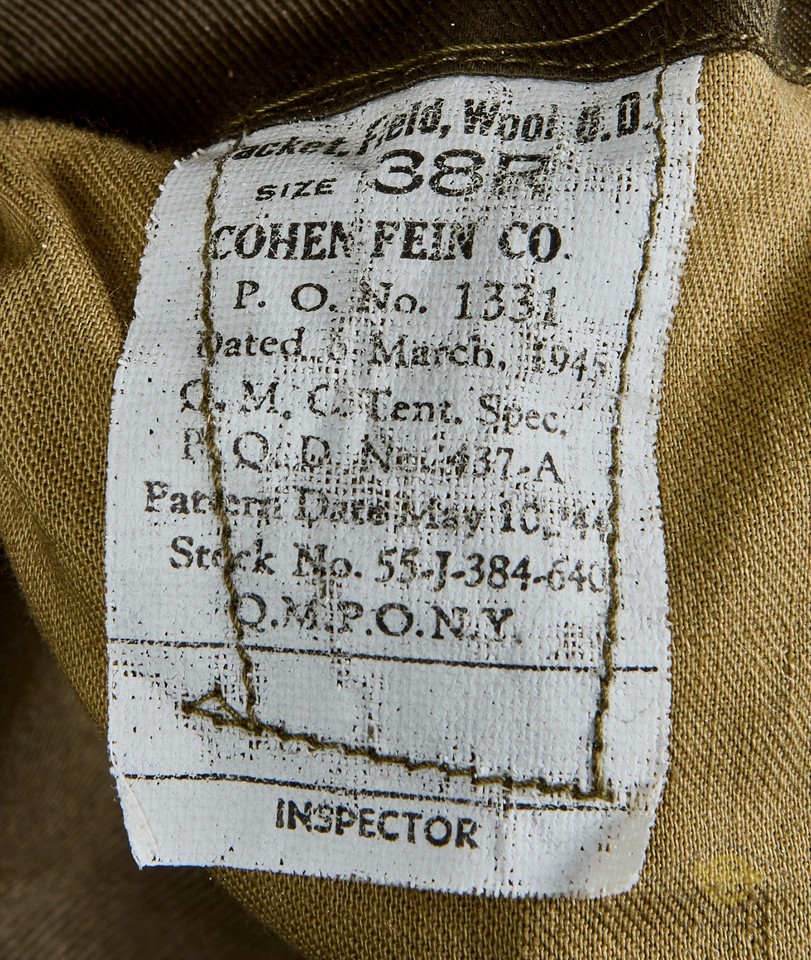 WWII US Ike Jacket Staff Sergeant Tank Destroyer 70th Infantry Read ...