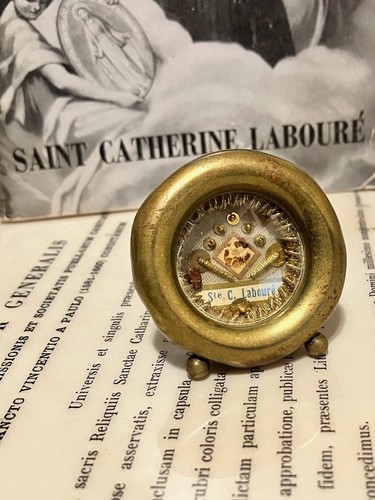 St Catherine Laboure Authentic Relic 1806-1876 Issued 1951 Paris Framed ...