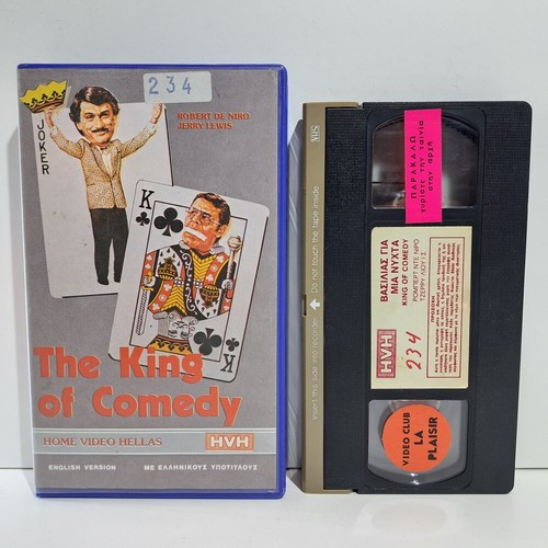 COMEDY VHS The King of Comedy 1982 GREEK SUBS PAL Jerry Lewis, Robert ...