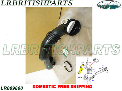 GENUINE LAND ROVER TUBE AIR CLEANER TO THROTTLE BODY LR2 3.2L OEM NEW ...