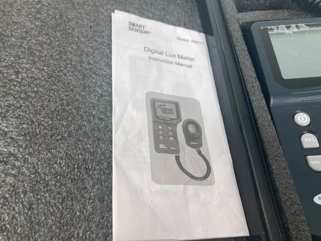 Smart Sensor Intellinstruments Plus Digital Lux Meter Light AR823 for ...