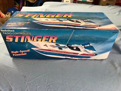 Vintage Radio Shack Stinger RC Control Boat Water Remote Control #60 ...