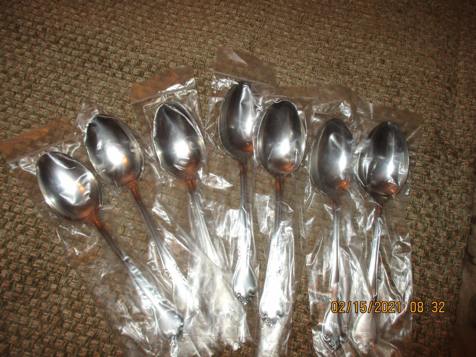 AMC CREON SILVERWARE Stainless Steel LARGE SPOON Japan Lot of 7 7 IN | eBay